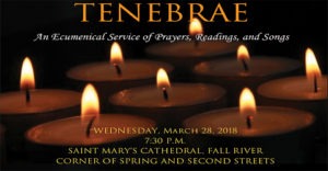 Tenebrae Set for Wednesday of Holy Week at Cathedral - Roman Catholic ...