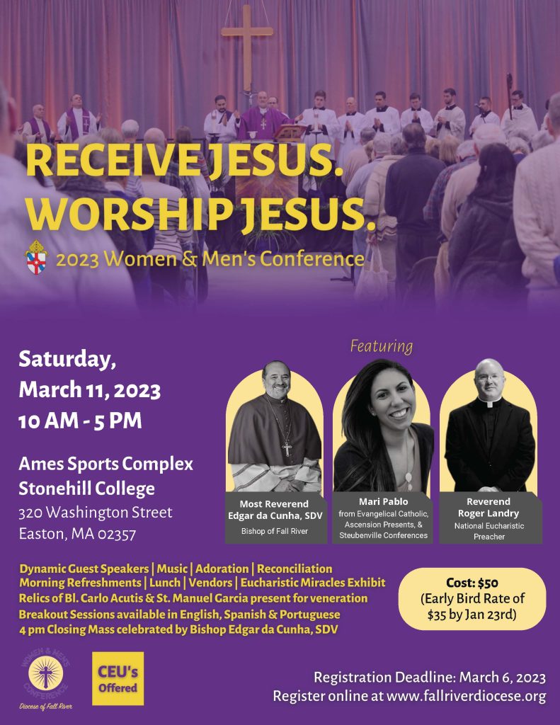 Registration Open for 2023 Women & Men's Conference - Roman Catholic ...