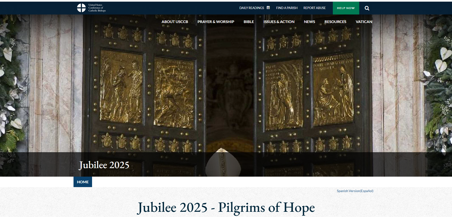 Jubilee 2025 - Roman Catholic Diocese of Fall River